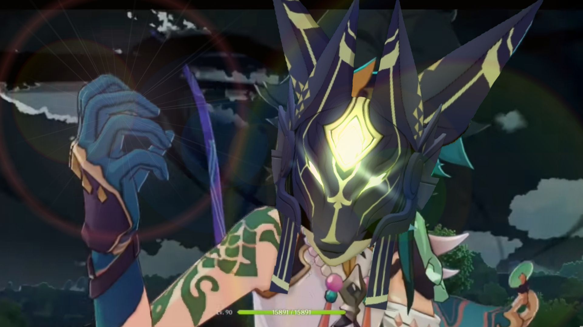 Xiao with Cyno's mask Genshin Impact | HoYoLAB