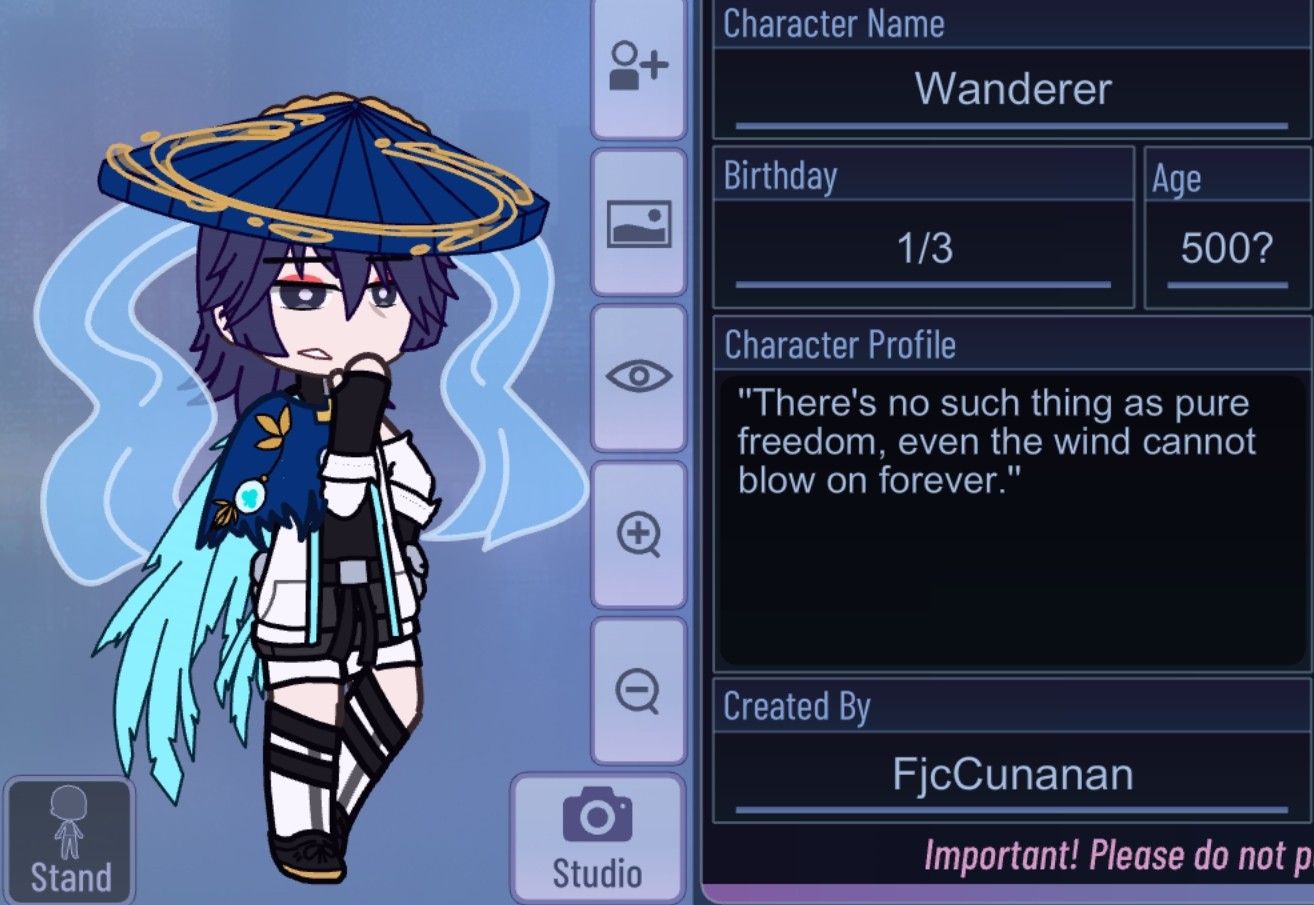 Wanderer design comparison: Genshin Impact | HoYoLAB