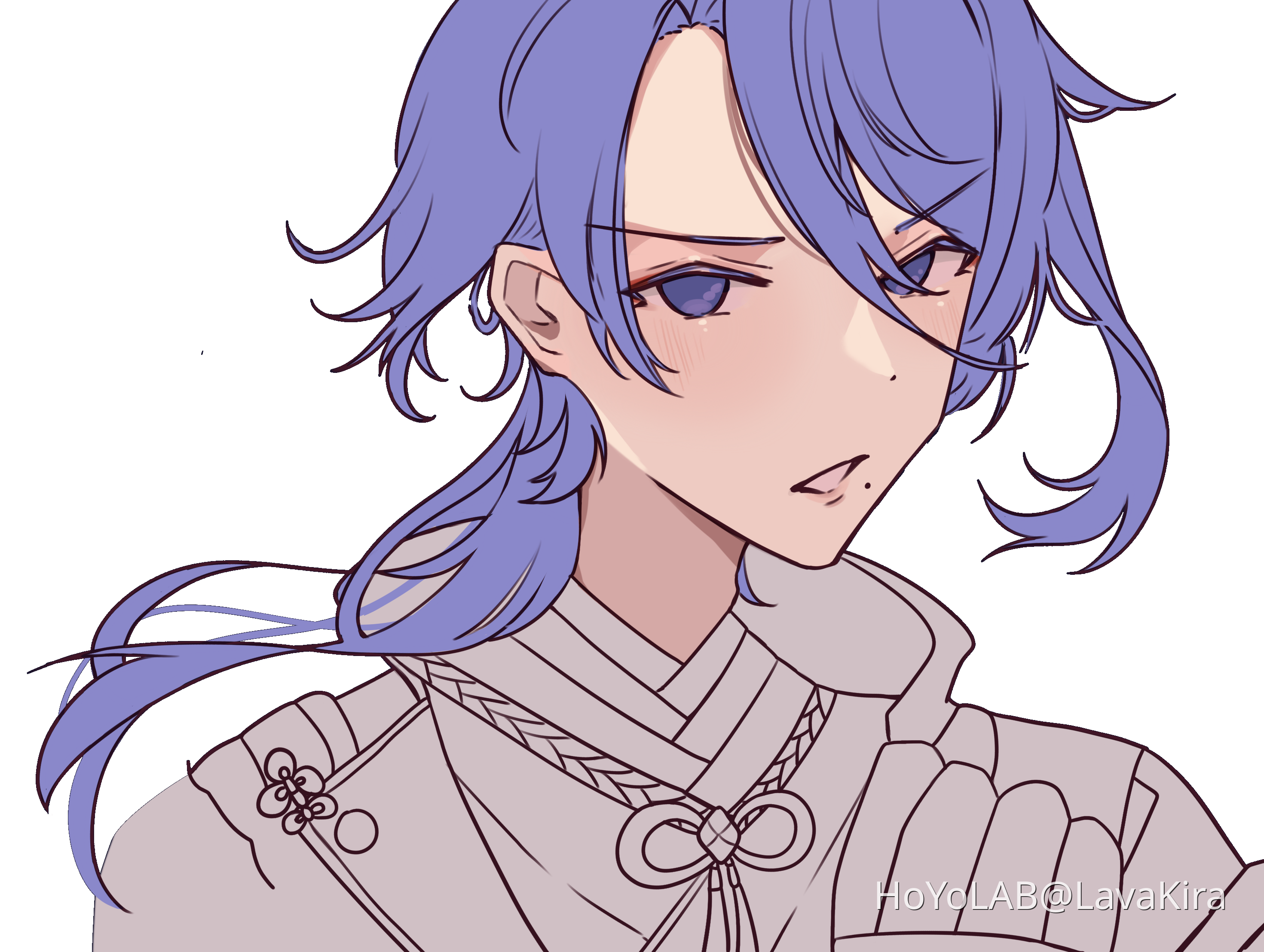 Un-rendered vs rendered Ayato Genshin Impact | HoYoLAB