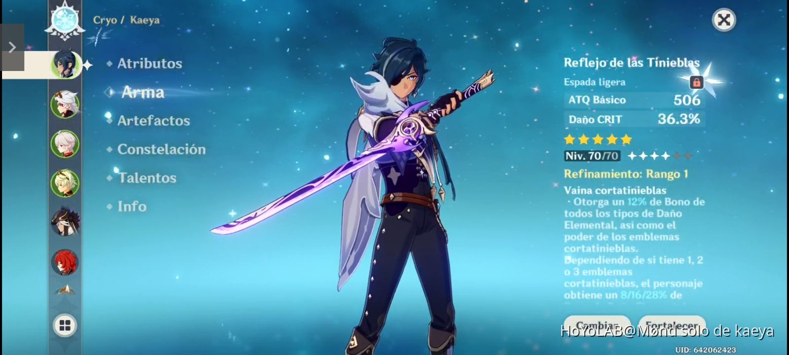 Kaeya build reveal Genshin Impact | HoYoLAB