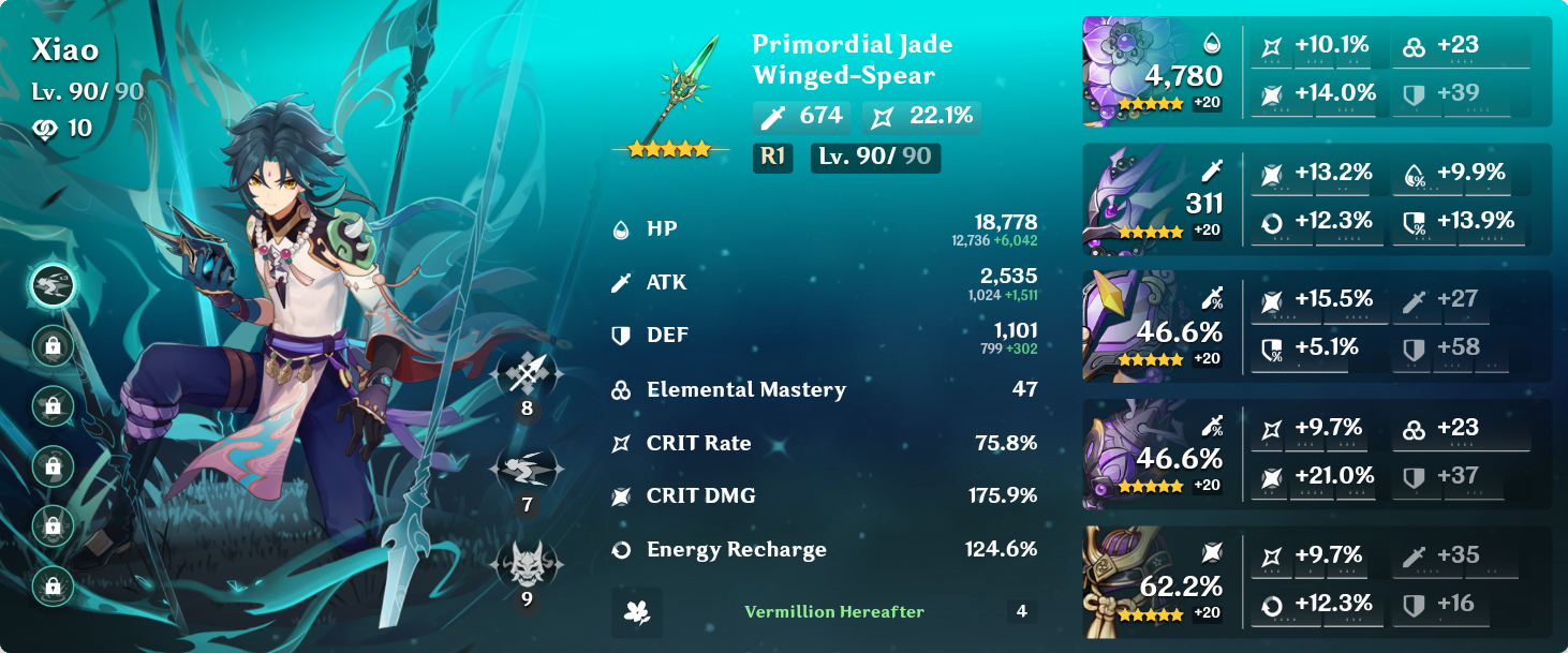 xiao build Genshin Impact | HoYoLAB