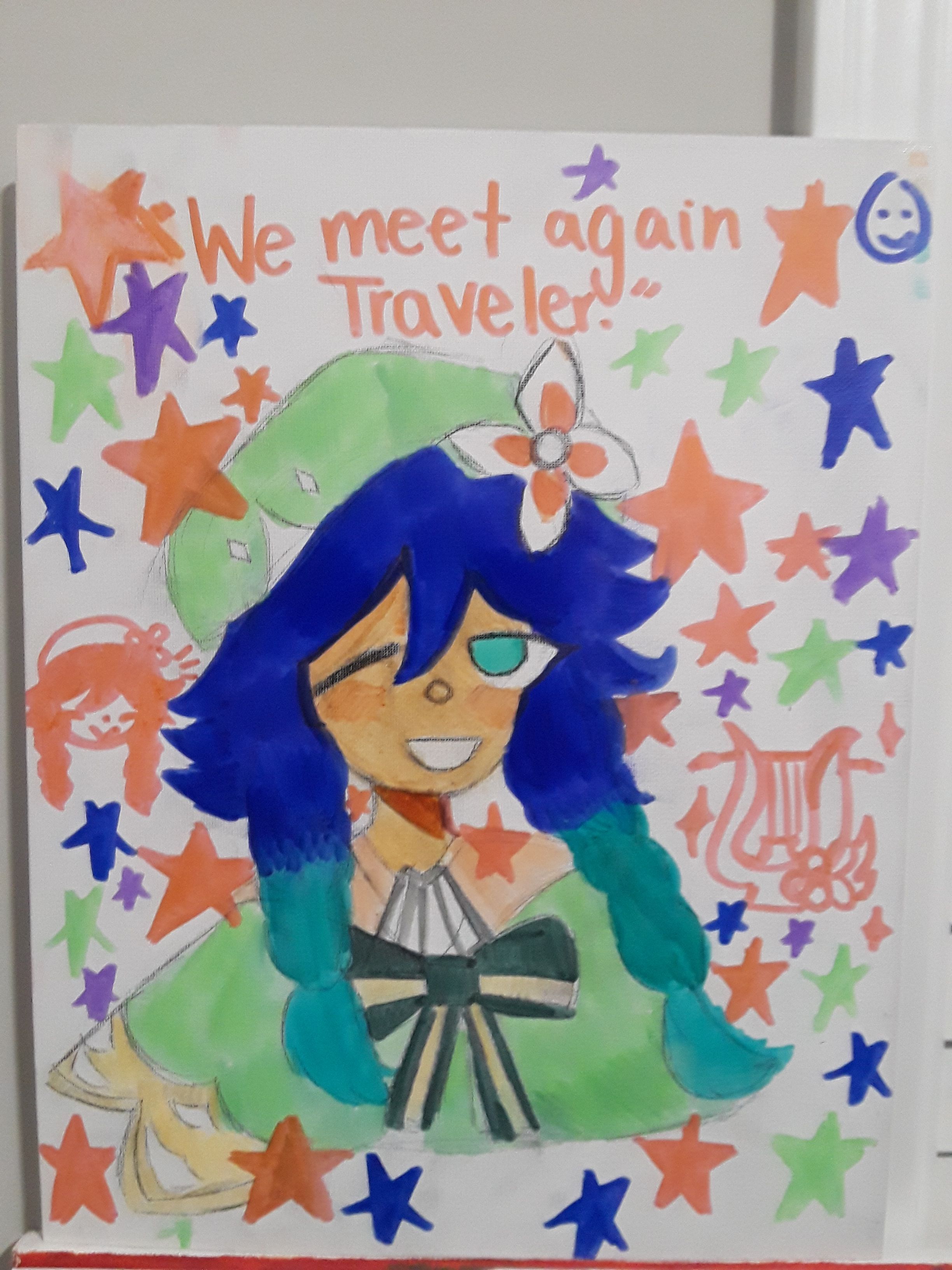 venti drawing by me Genshin Impact | HoYoLAB