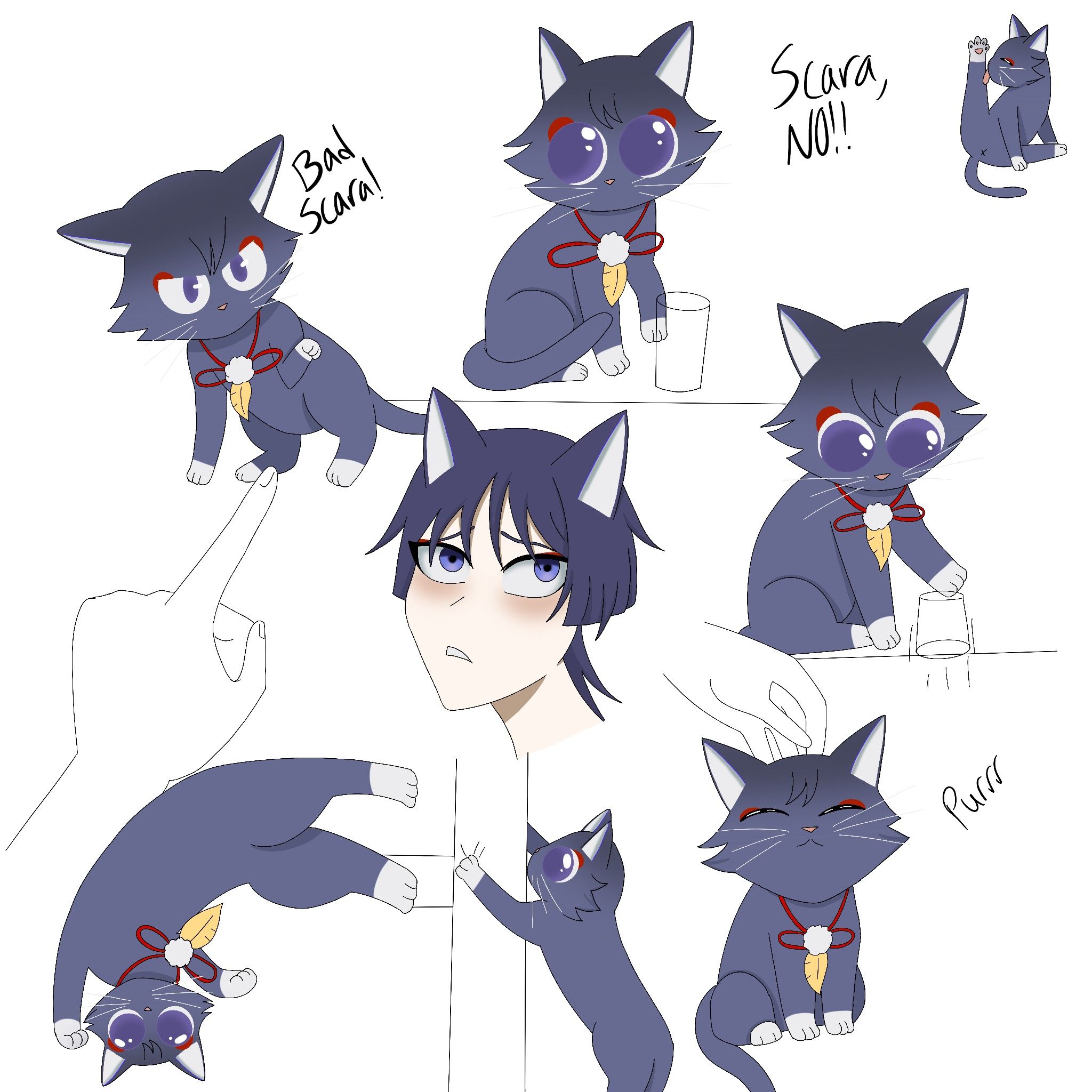 Scarameow doodles Genshin Impact | HoYoLAB