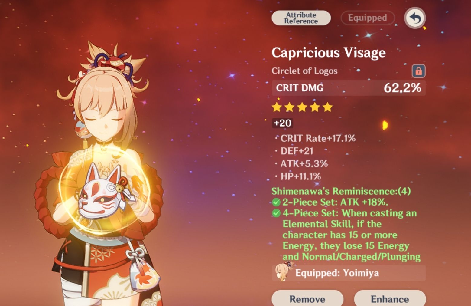 I got a wonderful artifact after a long struggle 😩💗 Genshin Impact ...
