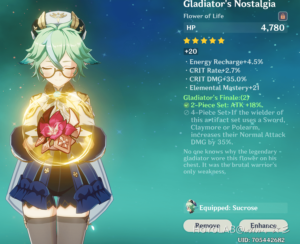 My Main-Dps Sucrose build (ꈍᴗꈍ) ₊˚⊹♡ Genshin Impact | HoYoLAB