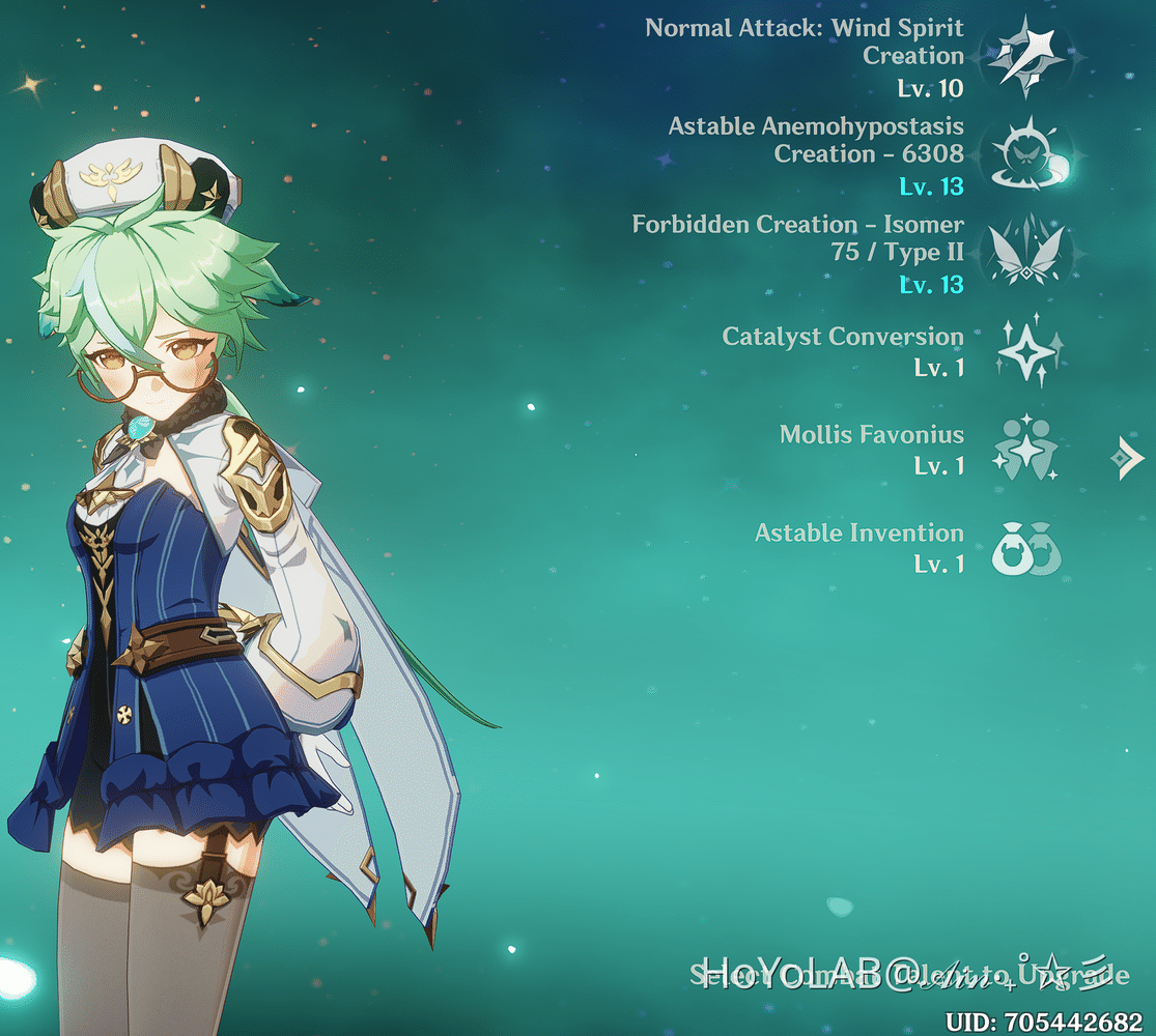 My Main-Dps Sucrose build (ꈍᴗꈍ) ₊˚⊹♡ Genshin Impact | HoYoLAB