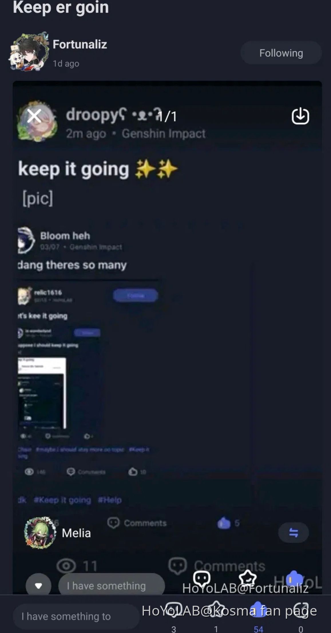 LETS KEEP IT GOING | HoYoLAB