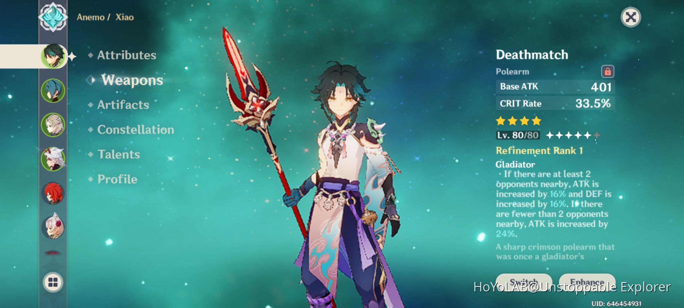 Newly improved xiao Genshin Impact | HoYoLAB