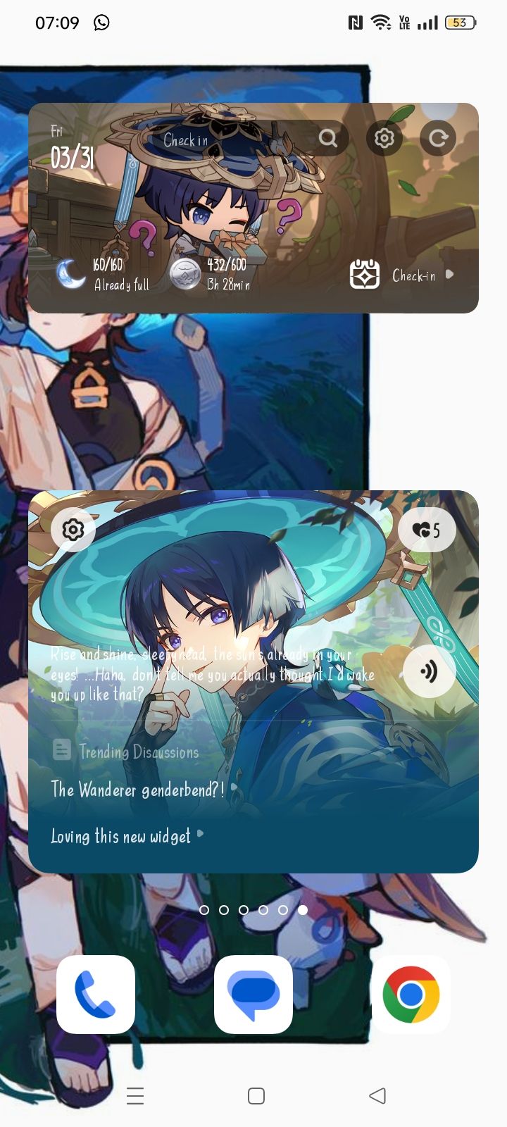 I love my new widget! Genshin Impact | HoYoLAB