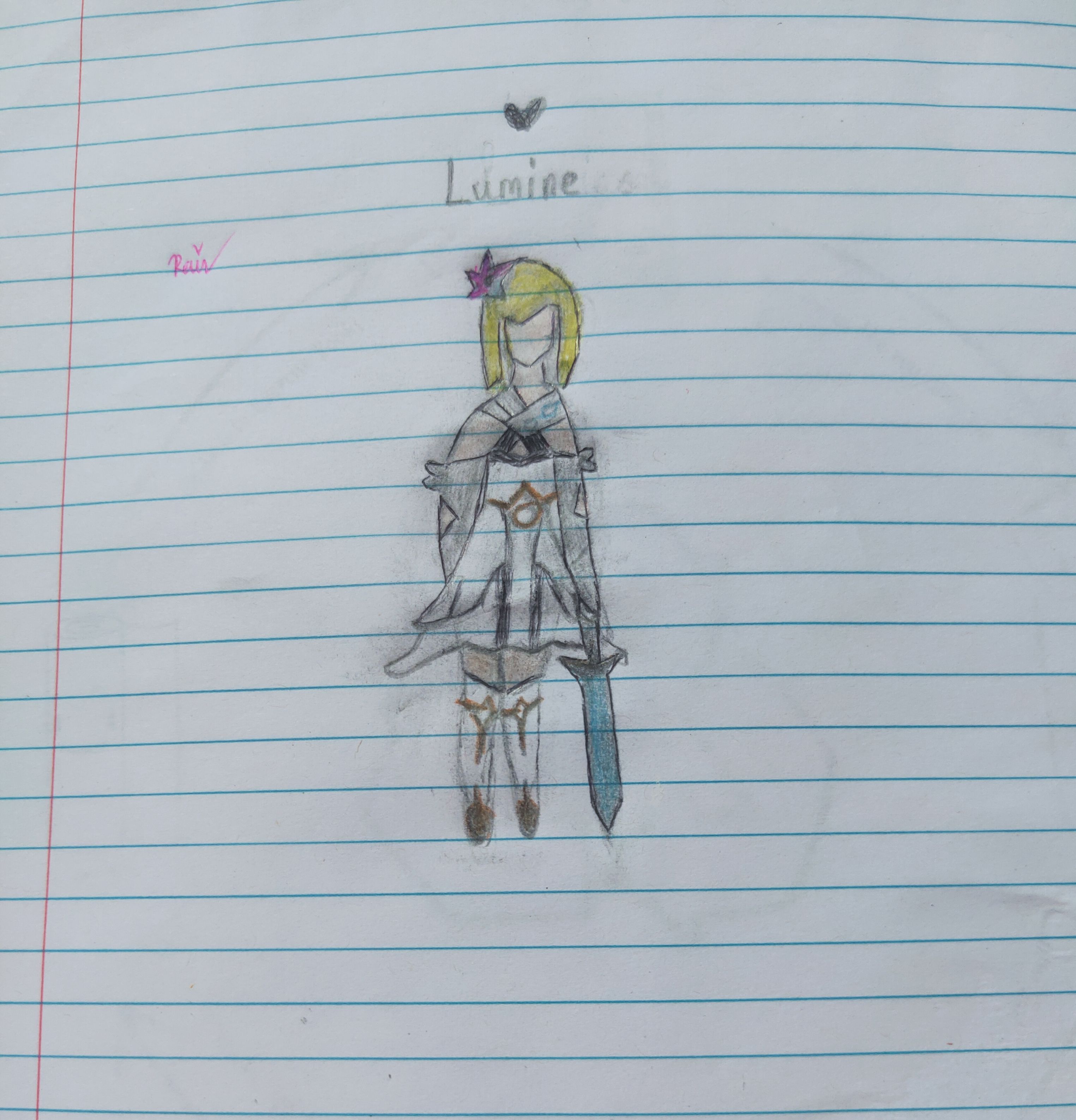 Lumine drawing Genshin Impact | HoYoLAB