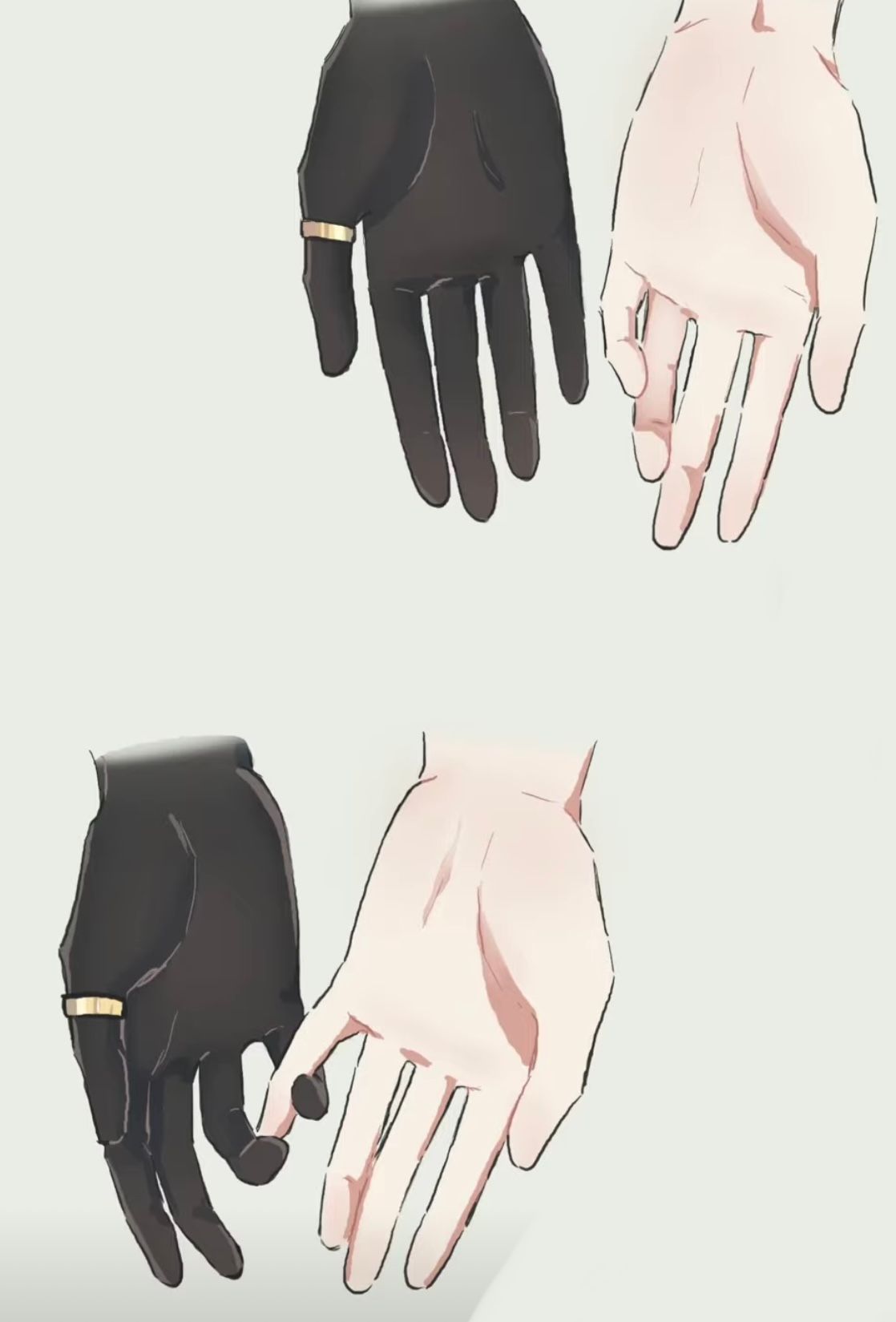 Who is he holding hands with? Genshin Impact | HoYoLAB