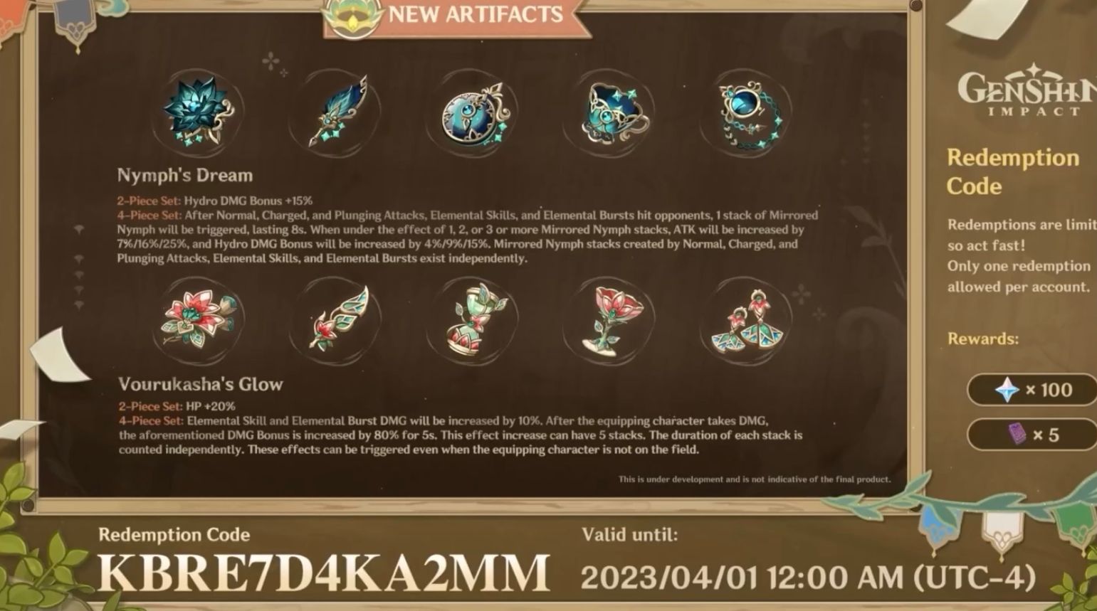 SECOND REDEEM CODE Genshin Impact | HoYoLAB