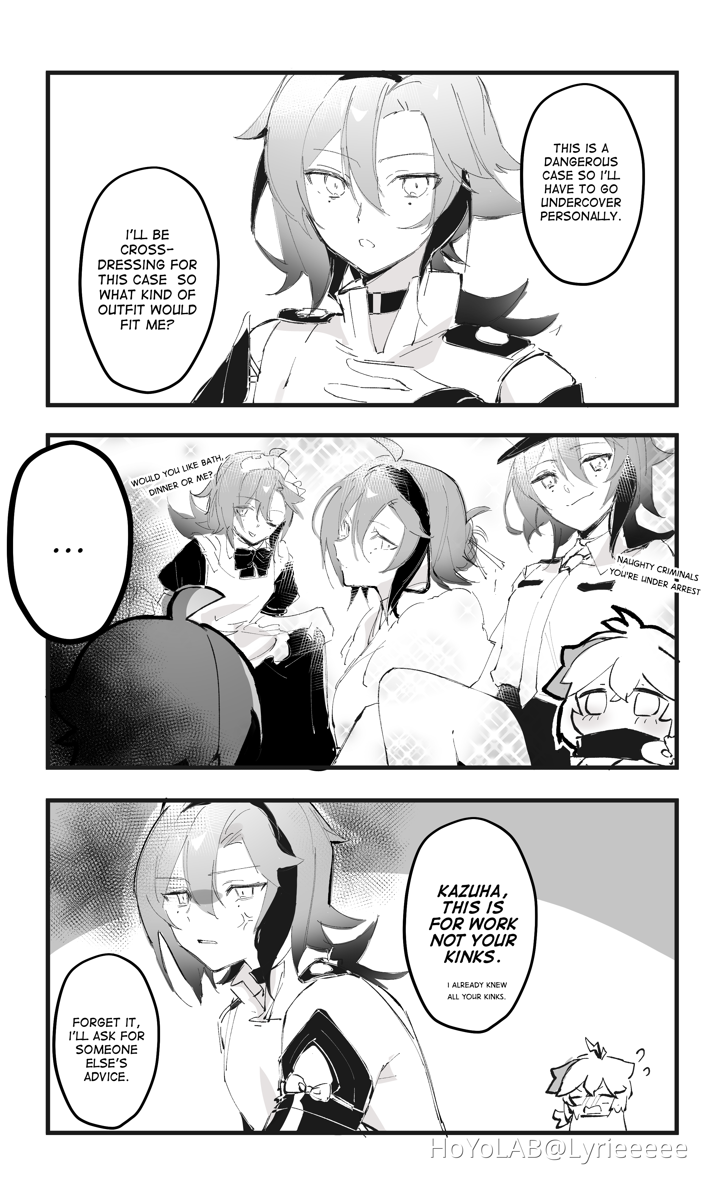 [Kazuhei/ScaraHei/SoraHei] Crossdressing Genshin Impact | HoYoLAB