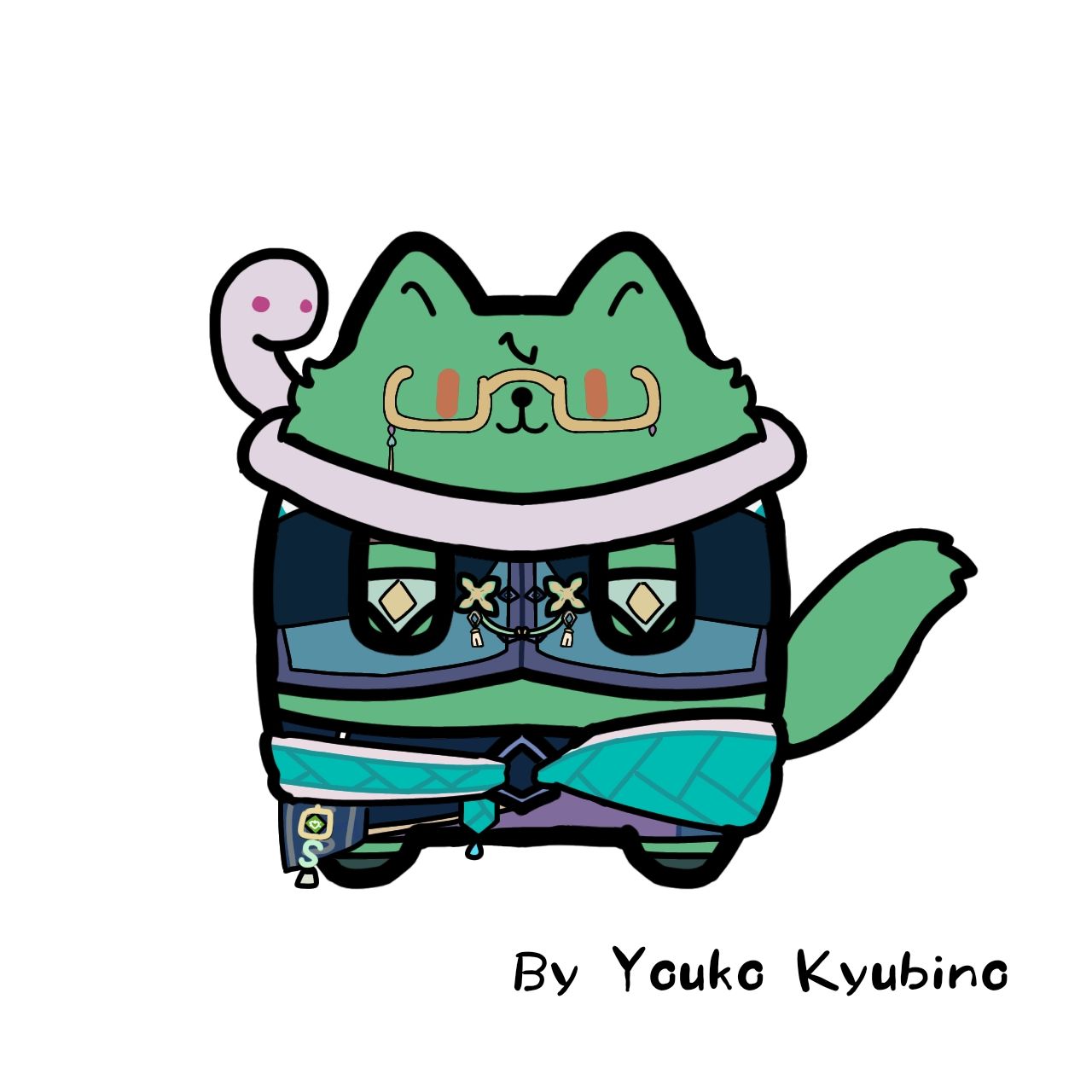 Baizhu Cat Genshin Impact | HoYoLAB