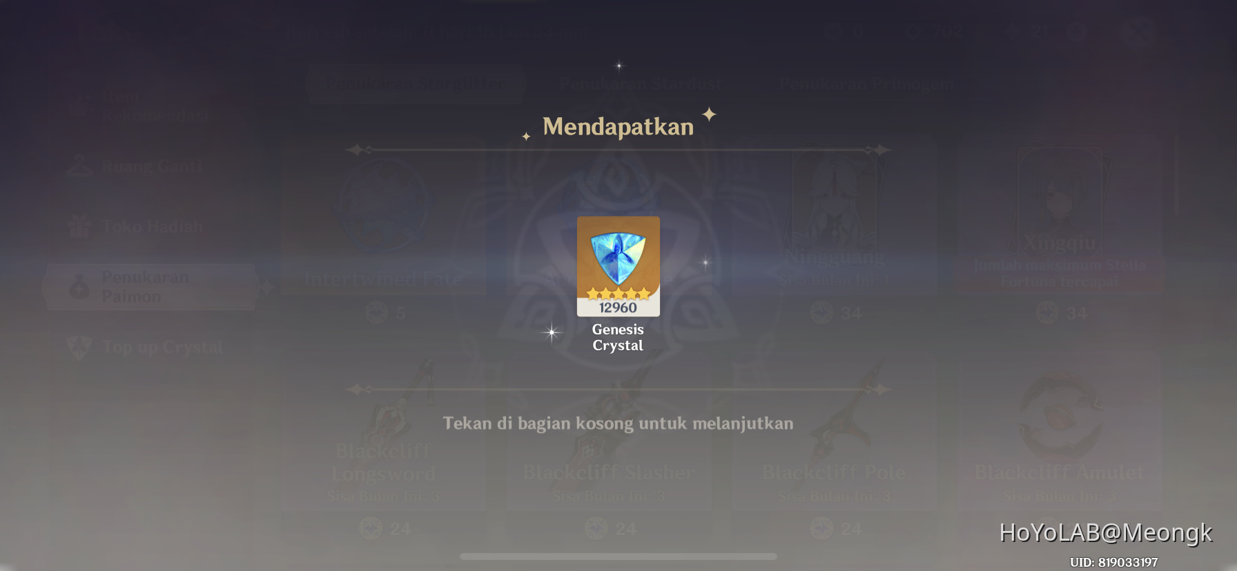 Genesis crystal nyasar Genshin Impact | HoYoLAB