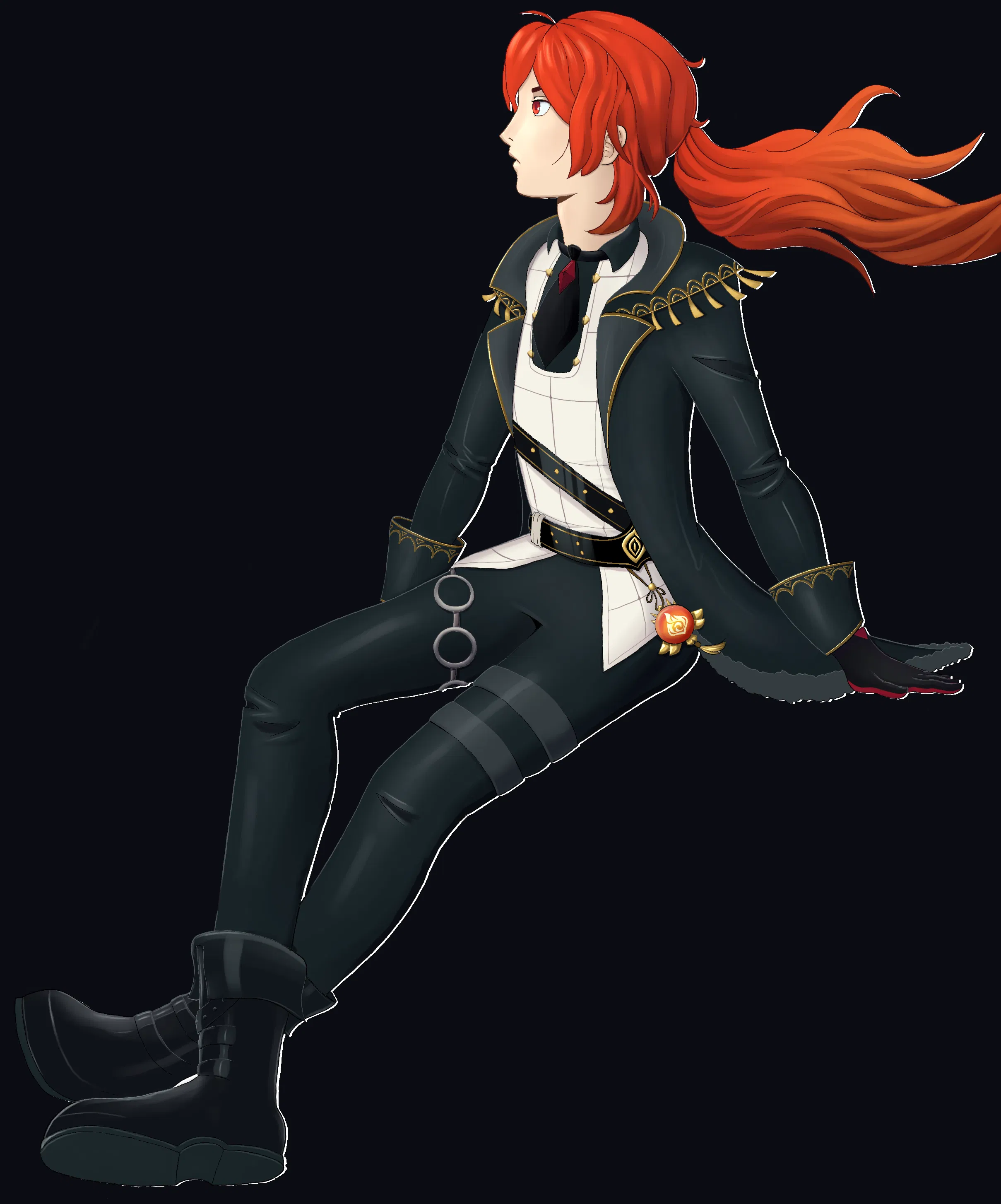Some Diluc Fanart Genshin Impact Hoyolab