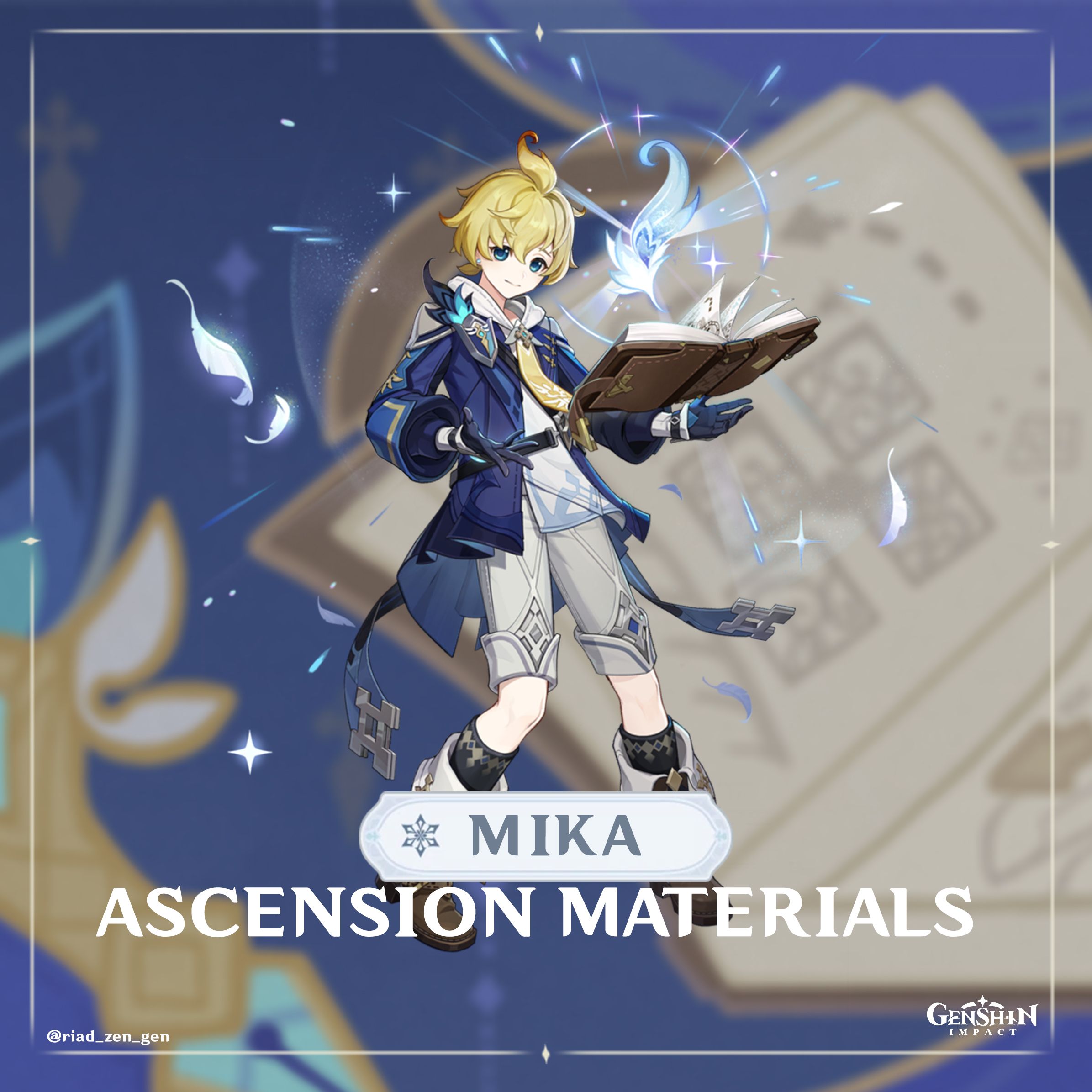 Ascension Materials of Mika Genshin Impact | HoYoLAB