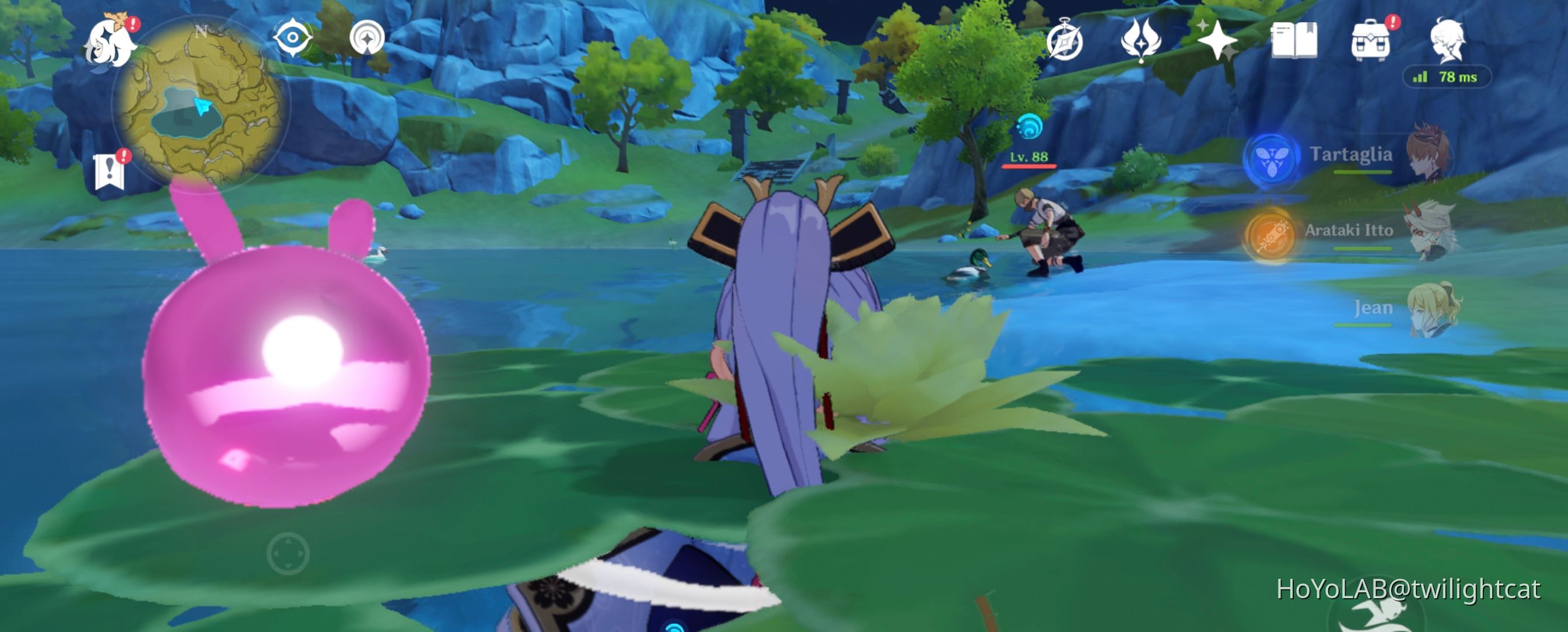 treasure hoarder petting a duck ! Genshin Impact | HoYoLAB