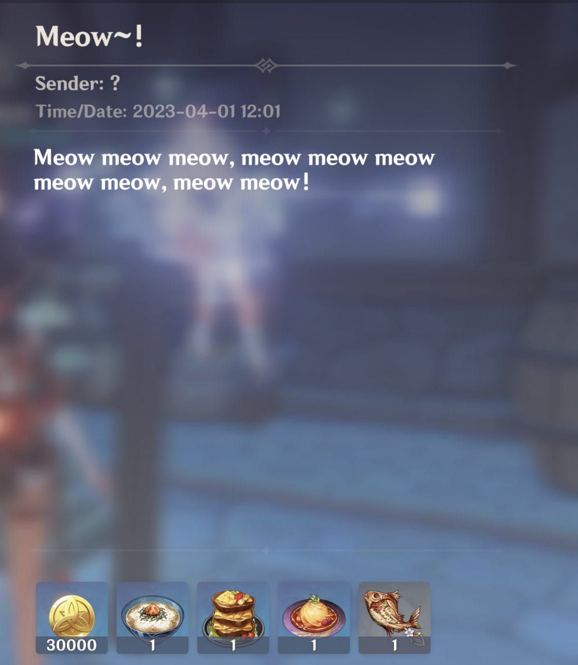 GENSHIN MEOW CODE Genshin Impact | HoYoLAB