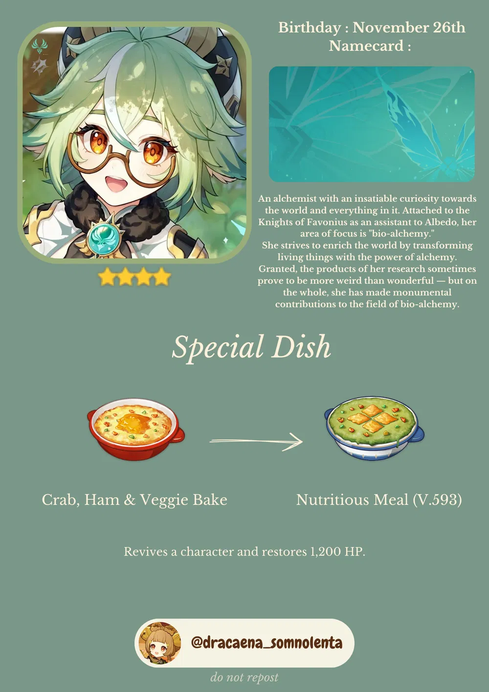 Sucrose level up materials! Genshin Impact | HoYoLAB