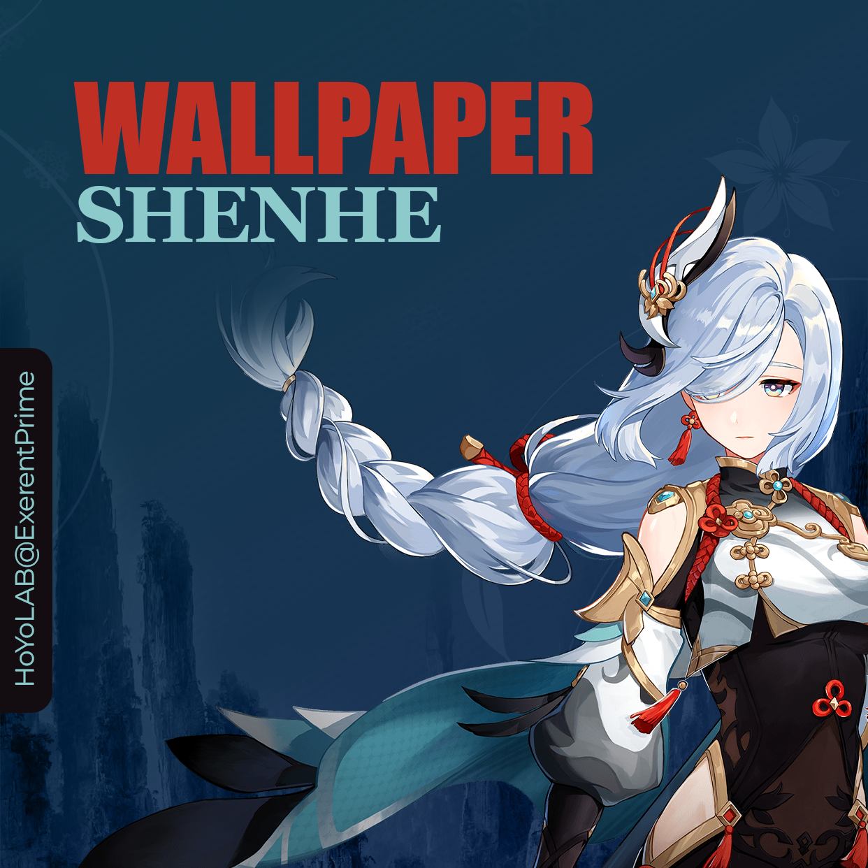 Shenhe [Wallpaper] + [Emblem] Genshin Impact | HoYoLAB