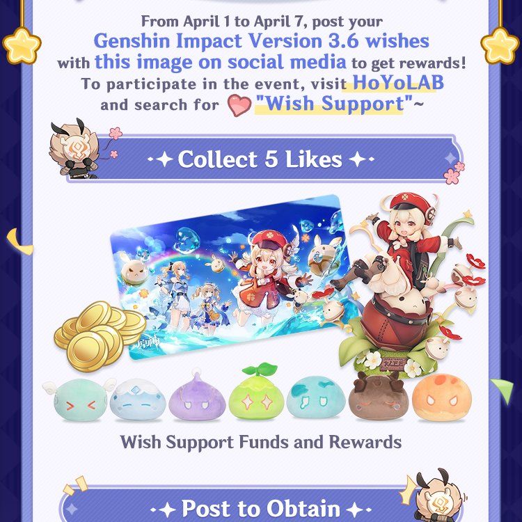 Wish Support Genshin Impact | HoYoLAB