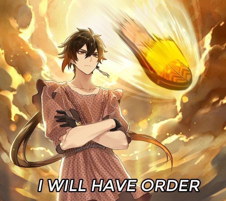 Zhongli signed a contract for this Genshin Impact | HoYoLAB