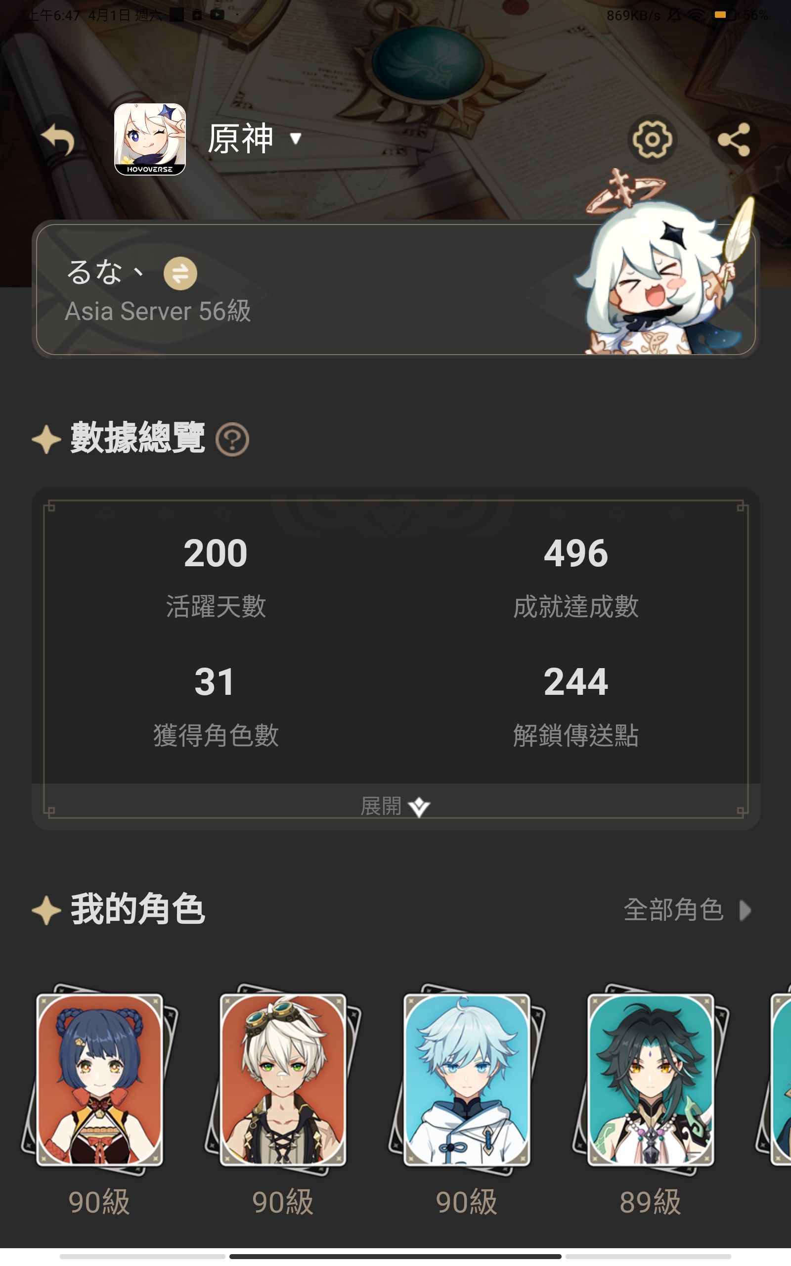 紀念自己200天了XD Genshin Impact | HoYoLAB