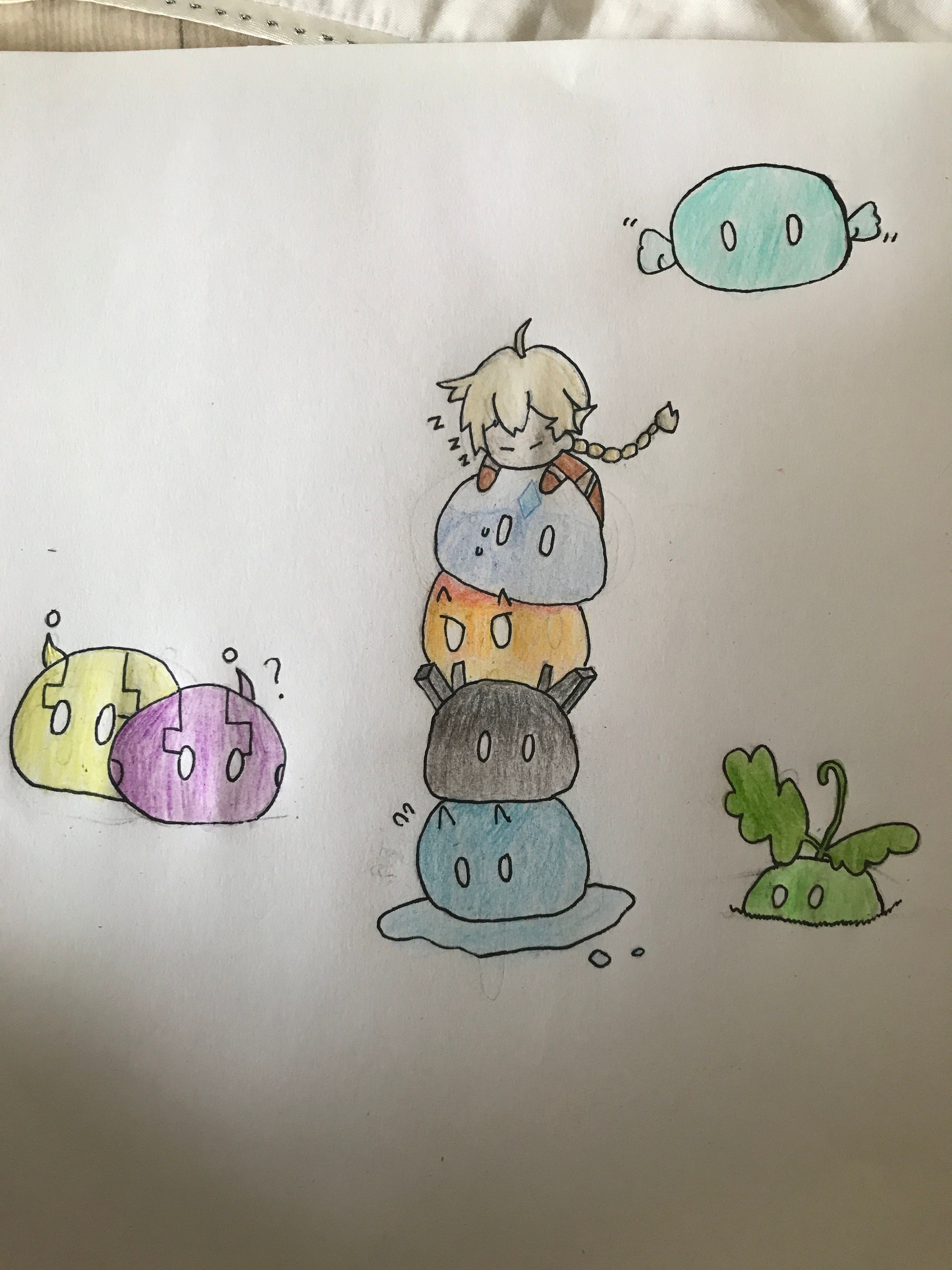 Chibi slimes Genshin Impact | HoYoLAB