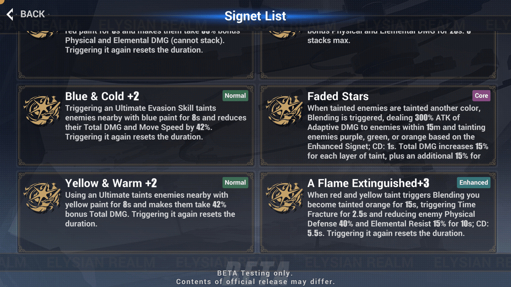 [Beta 6.5] Elysian Realm [Difficulty : Finality] Signet, Sigil, & Team ...