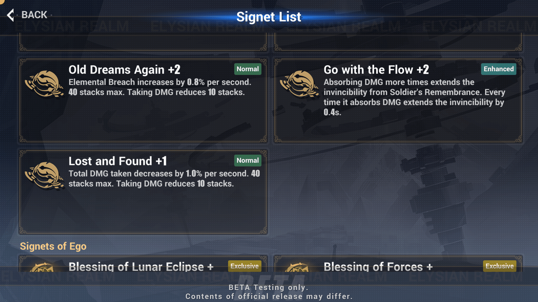 [Beta 6.5] Elysian Realm [Difficulty : Finality] Signet, Sigil, & Team ...
