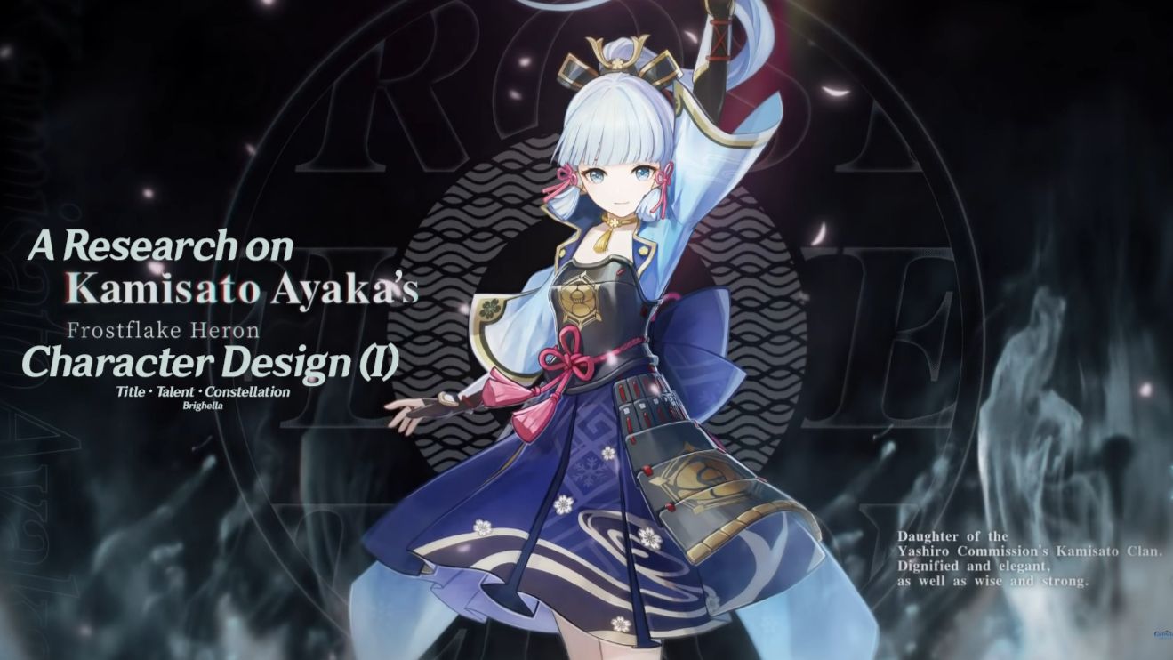 [Written in the Stars] A Research on Kamisato Ayaka's Character Design (I) Genshin Impact | HoYoLAB