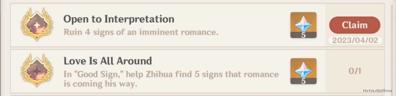 Hidden Achievement of Good Sign Genshin Impact | HoYoLAB