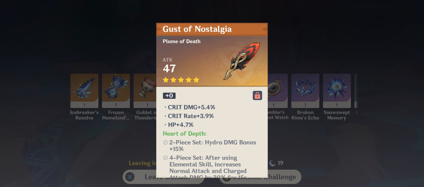 4 artifact run + double crit plume Genshin Impact | HoYoLAB