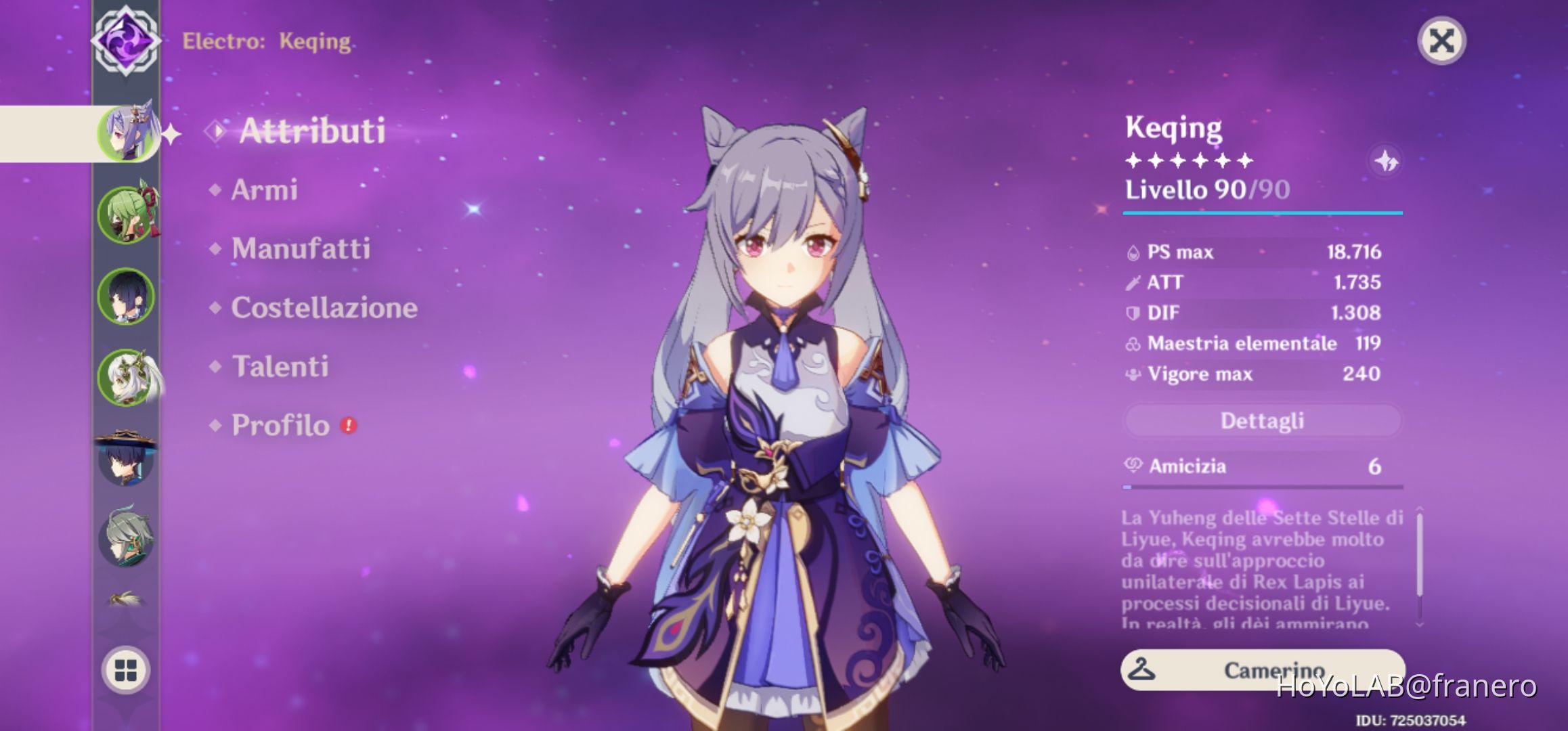 domanda ai main keqing Genshin Impact | HoYoLAB