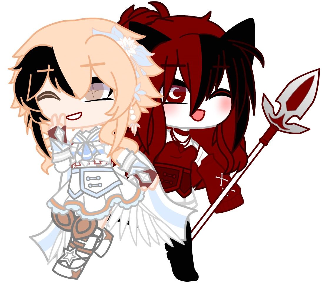 Me and Lumine in Gacha