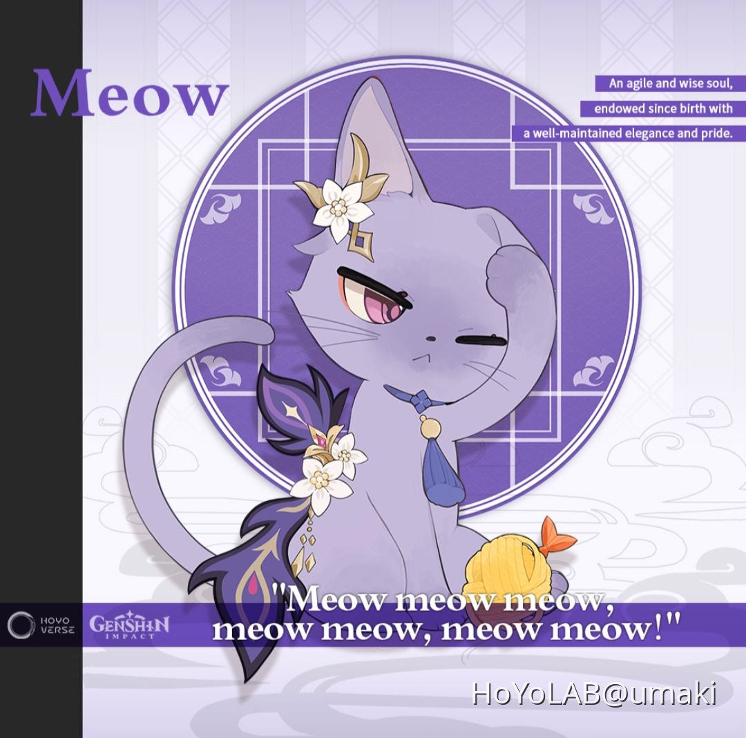 meow meow..? Genshin Impact | HoYoLAB