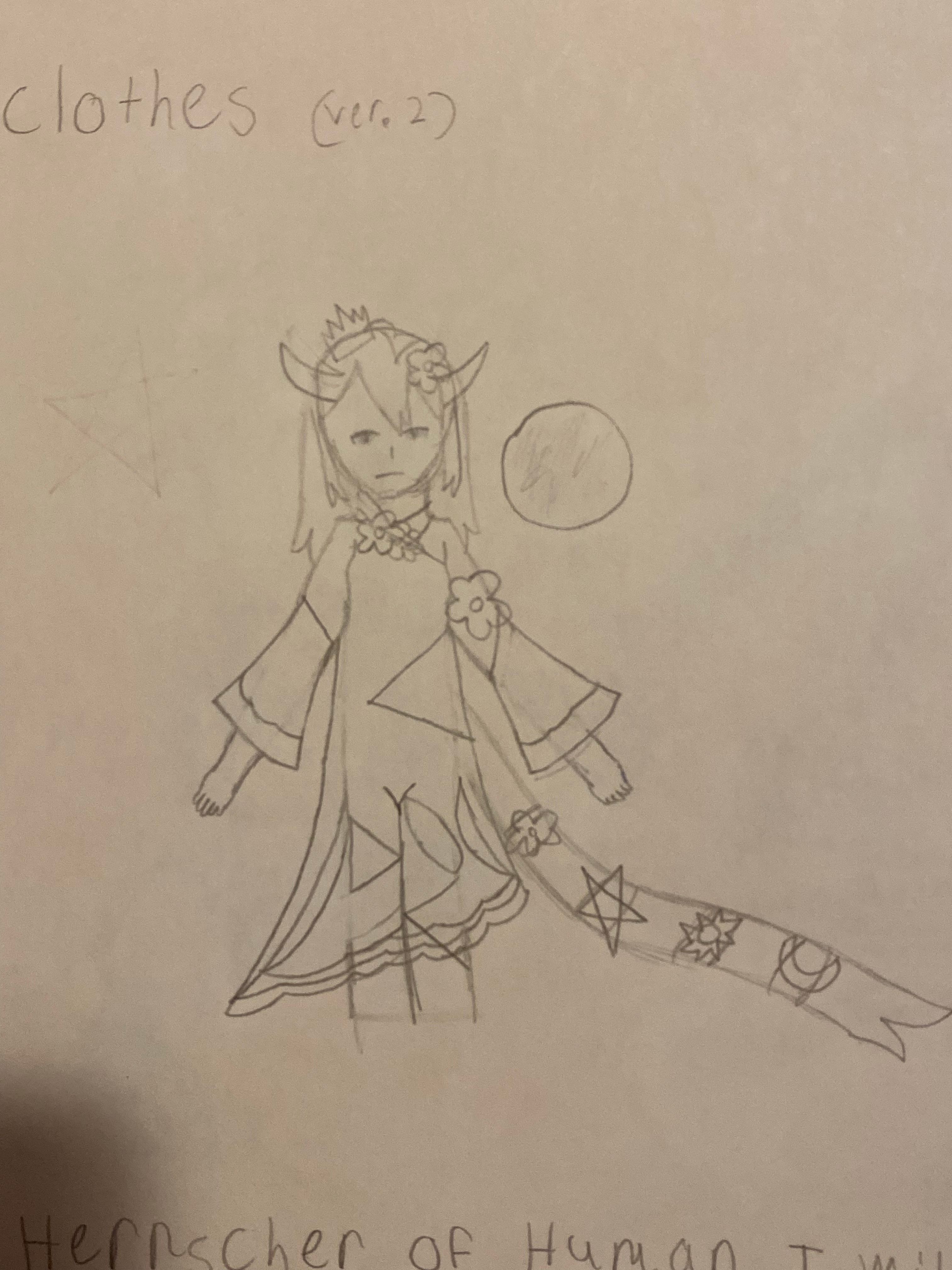 redesign sketch of an old OC Honkai Impact 3rd | HoYoLAB