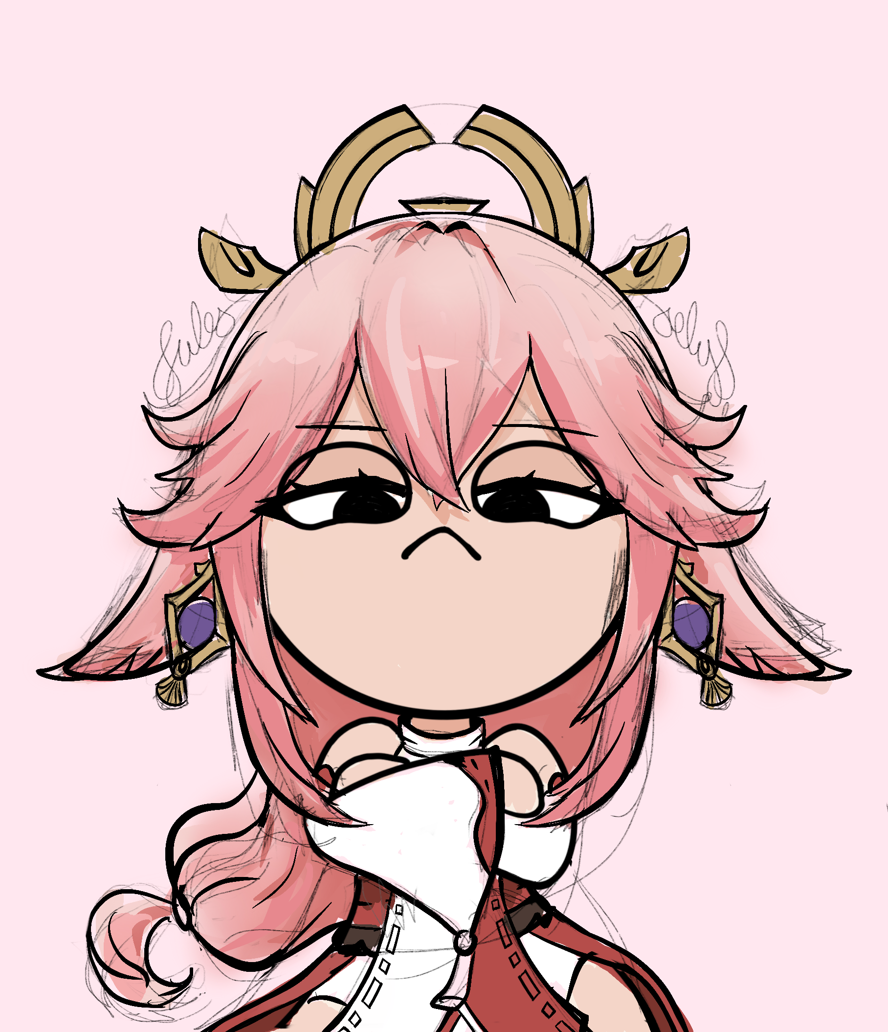 Yae Miko X Ankha Dance Sketch. Final product coming soon! Genshin ...