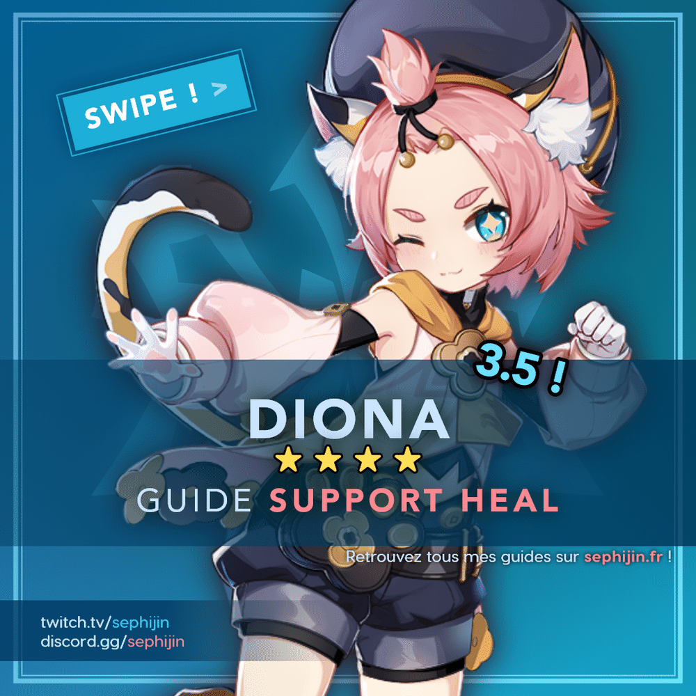 [Guides pour la version 3.5] Guide Diona support HEAL Genshin Impact ...