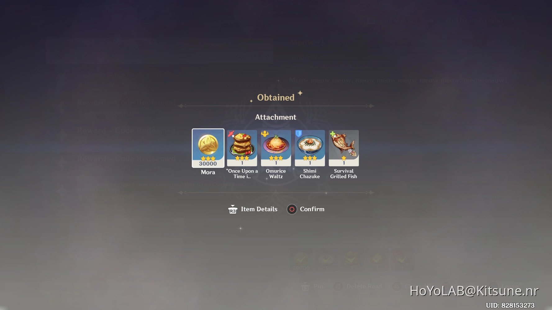 April Fool's Reedem Code! Meow~ Genshin Impact | HoYoLAB