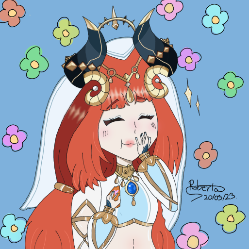 Nilou fanart :)) Genshin Impact | HoYoLAB