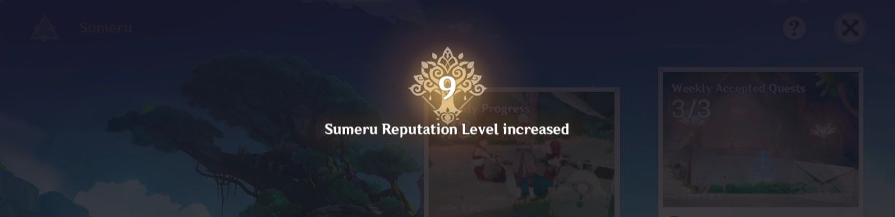 Sumeru rep lvl 9 Genshin Impact | HoYoLAB