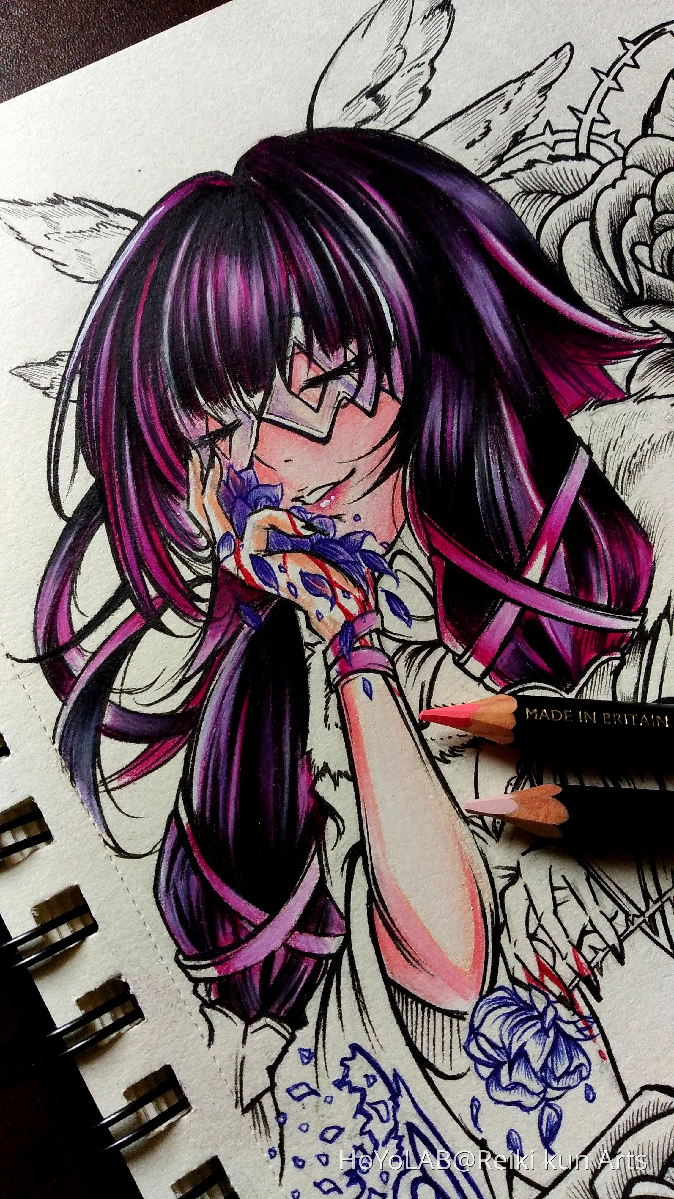 Done with her hair colouring | Columbina Drawing Genshin Impact | HoYoLAB