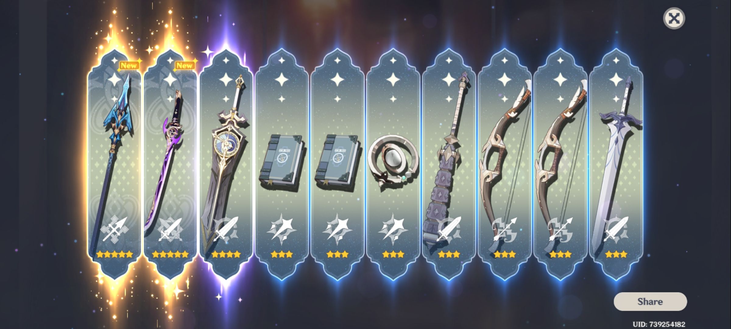 My first 5 star from weapon banner!! Genshin Impact | HoYoLAB