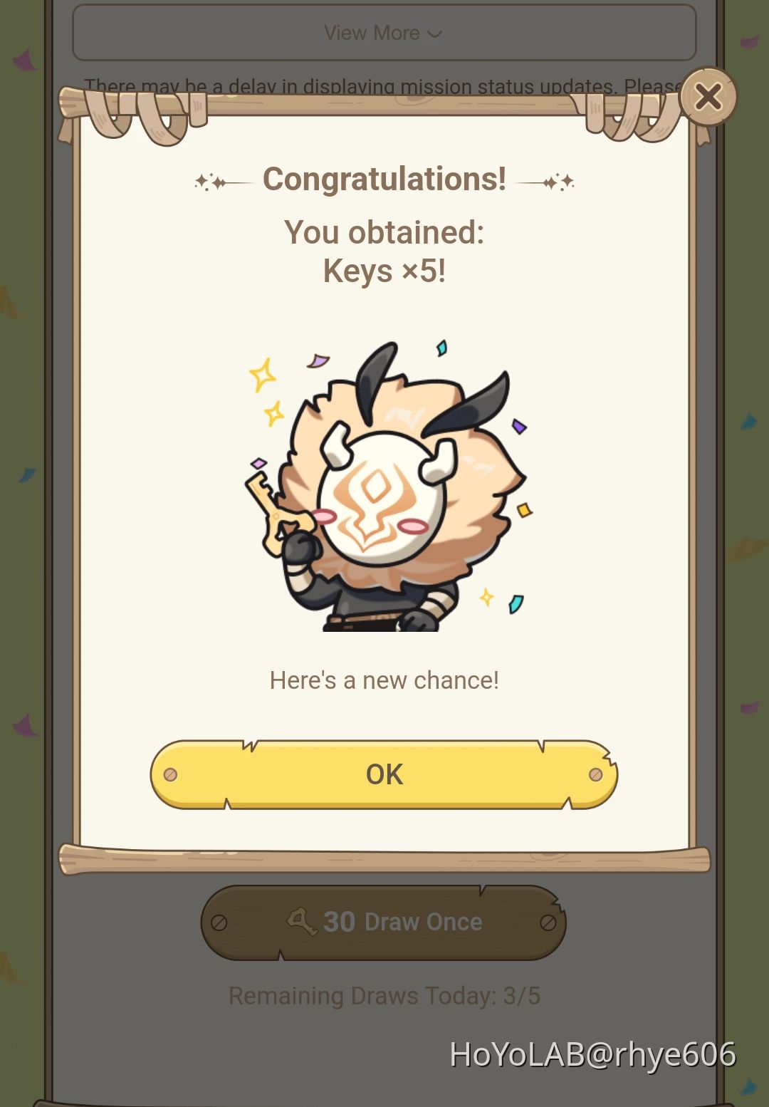 Collected keys to win 5 keys. 😭 Genshin Impact | HoYoLAB