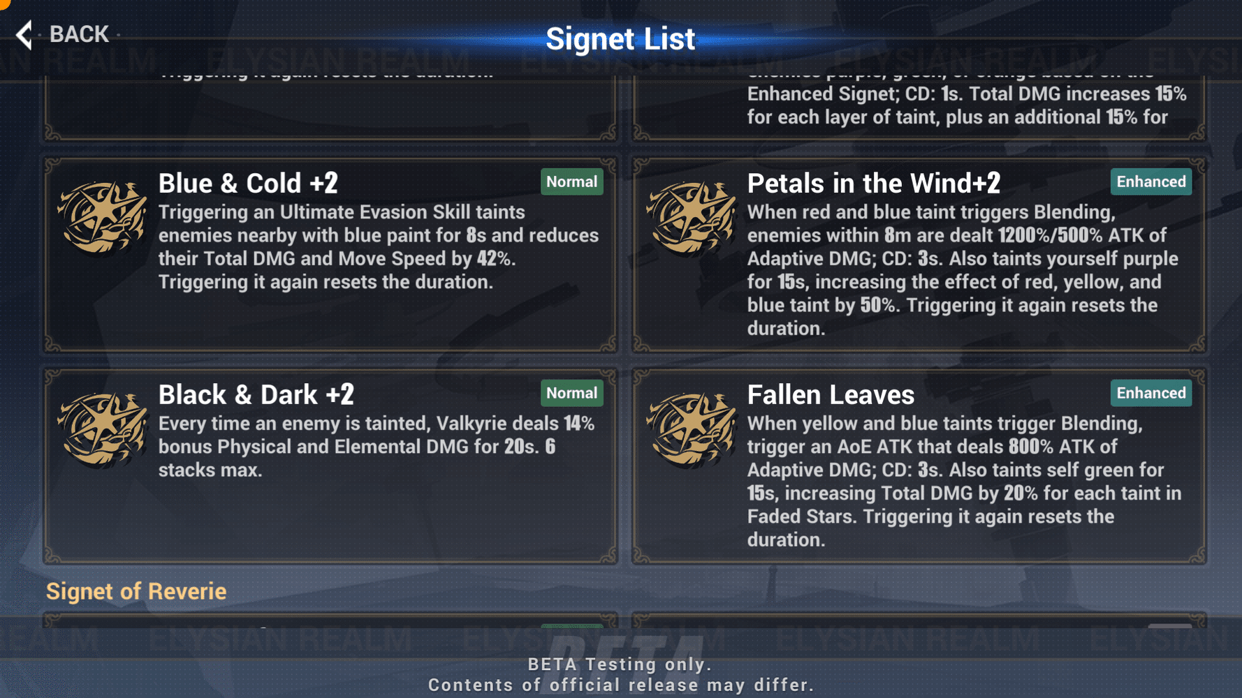 [Beta 6.5] Elysian Realm [Difficulty : Finality] Signet, Sigil, & Team ...