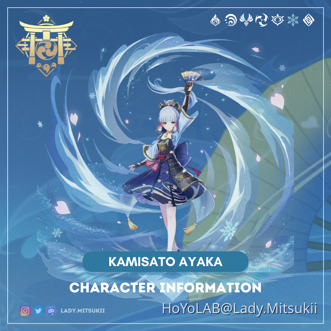 [Character Information] - Kamisato Ayaka Genshin Impact | HoYoLAB