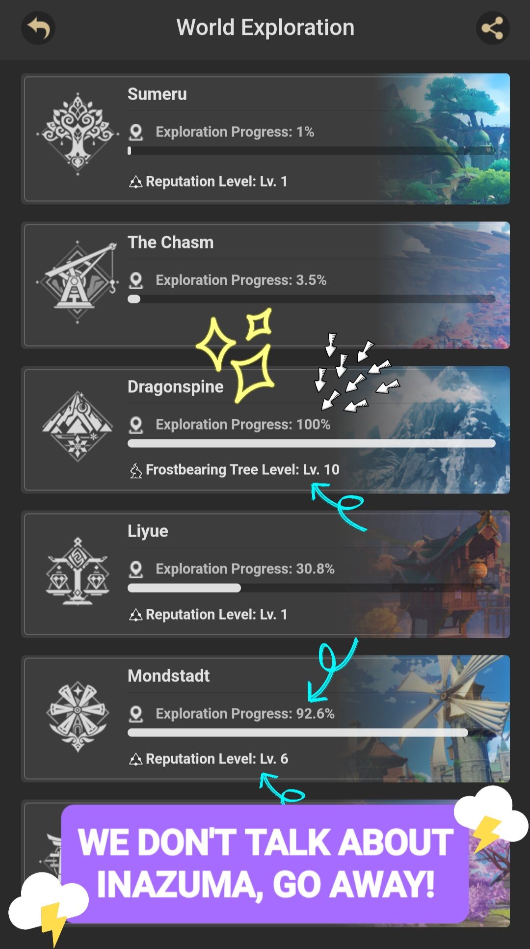 ┐(￣ヘ￣)┌ Thunderbolt and lightning, very very frightening. Genshin ...