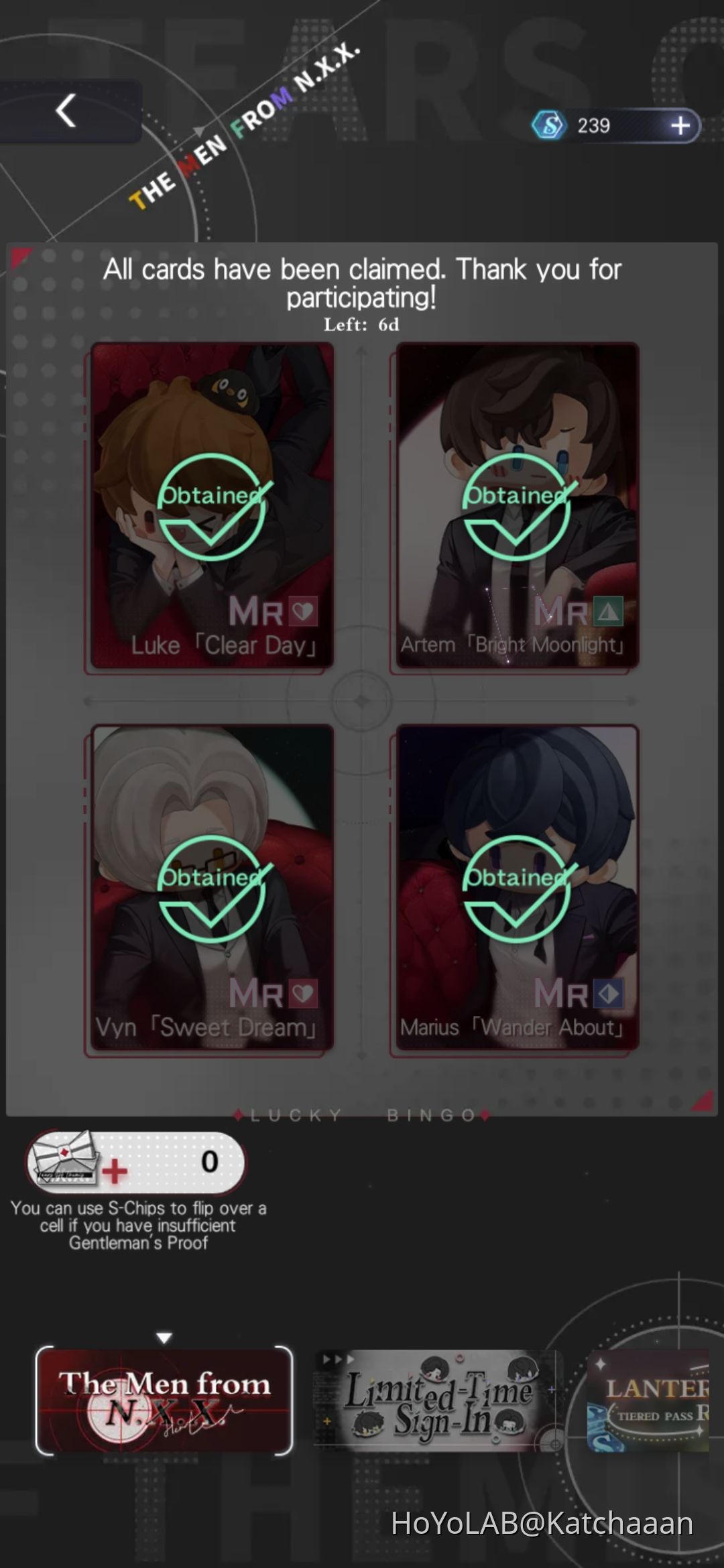 4/4 MR Cards 💖 Tears of Themis | HoYoLAB